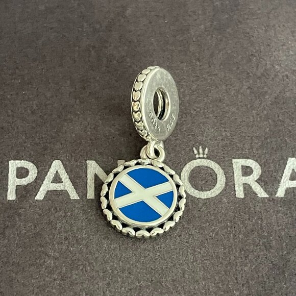 Pandora | Jewelry | Pandora Scotland Flag Charm | Poshmark